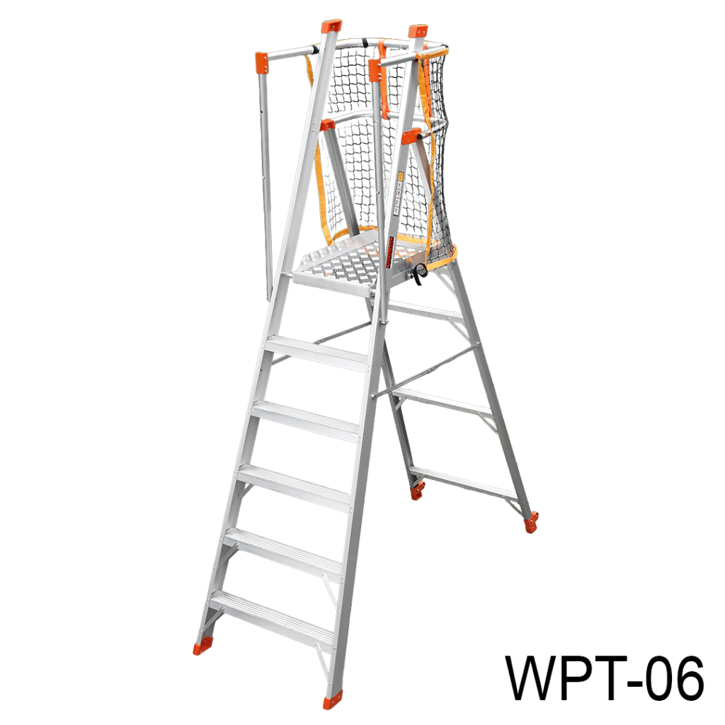 Winner Heavy Duty Platform Trolley Ladder - MYLadder Sdn Bhd